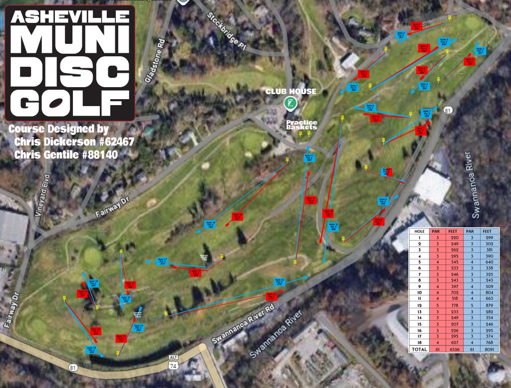 ASHEVILLE MUNI DISC GOLF - Asheville Municipal Golf Course